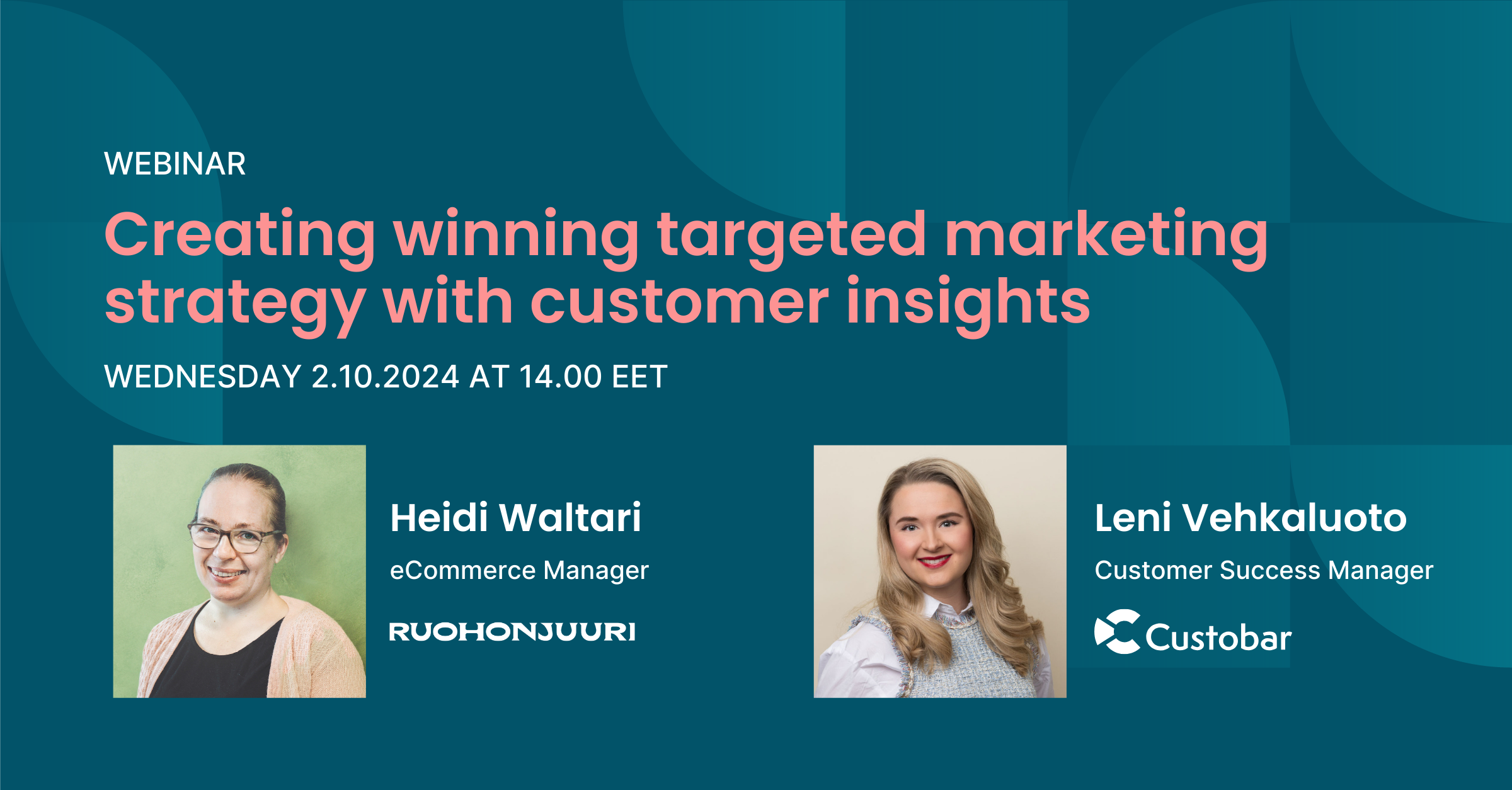 Webinar: Creating winning targeted marketing strategy with customer insights